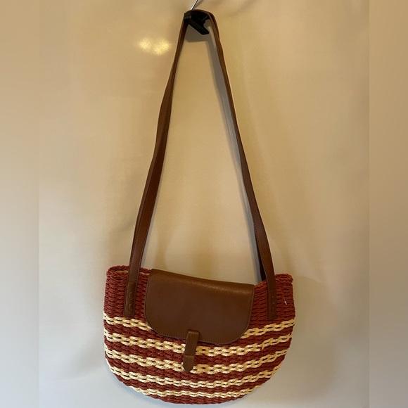 Sun And Sand | Bags | Sun N Sand Horizontal Striped Straw Bag ...